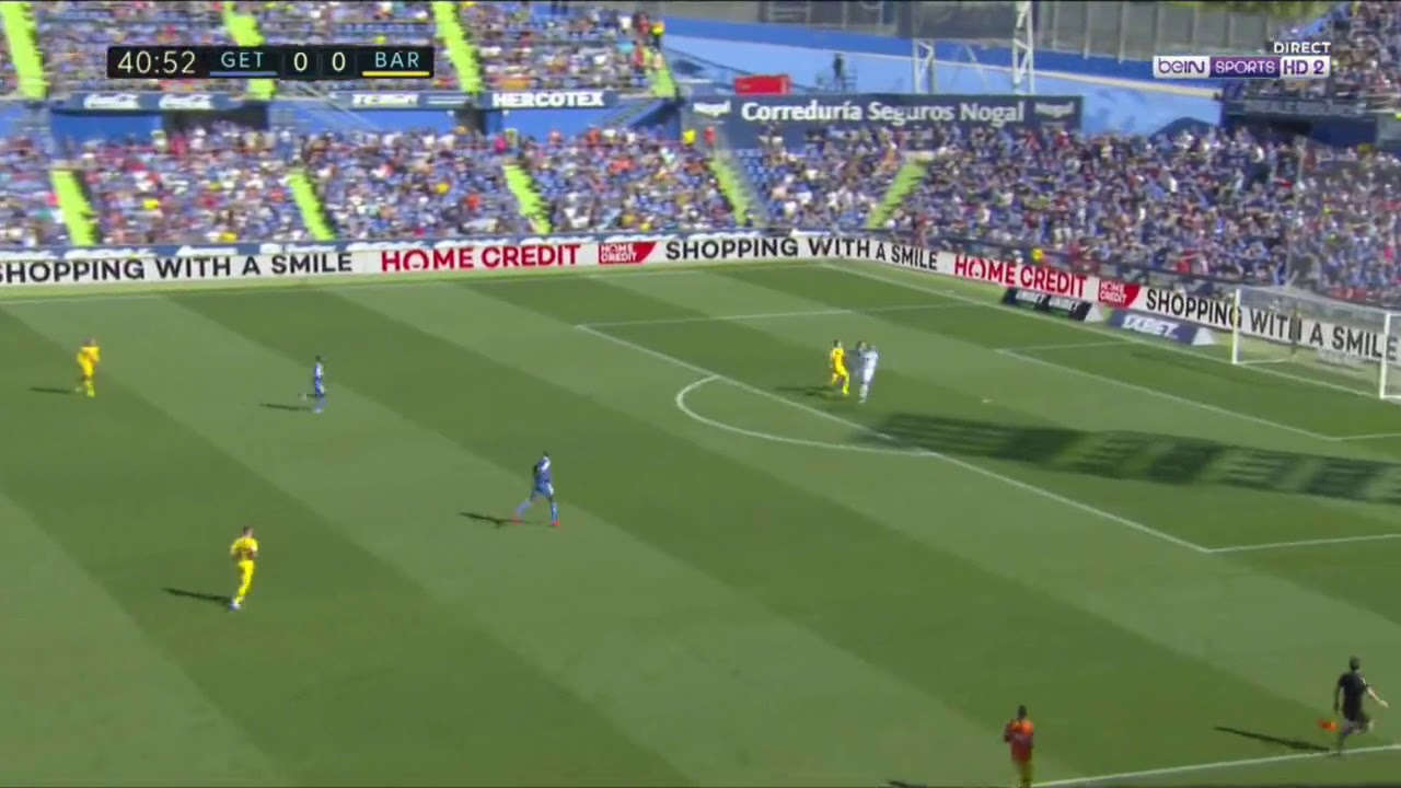 Ter Stergan brilliant assist to Luis Suarez - YouTube