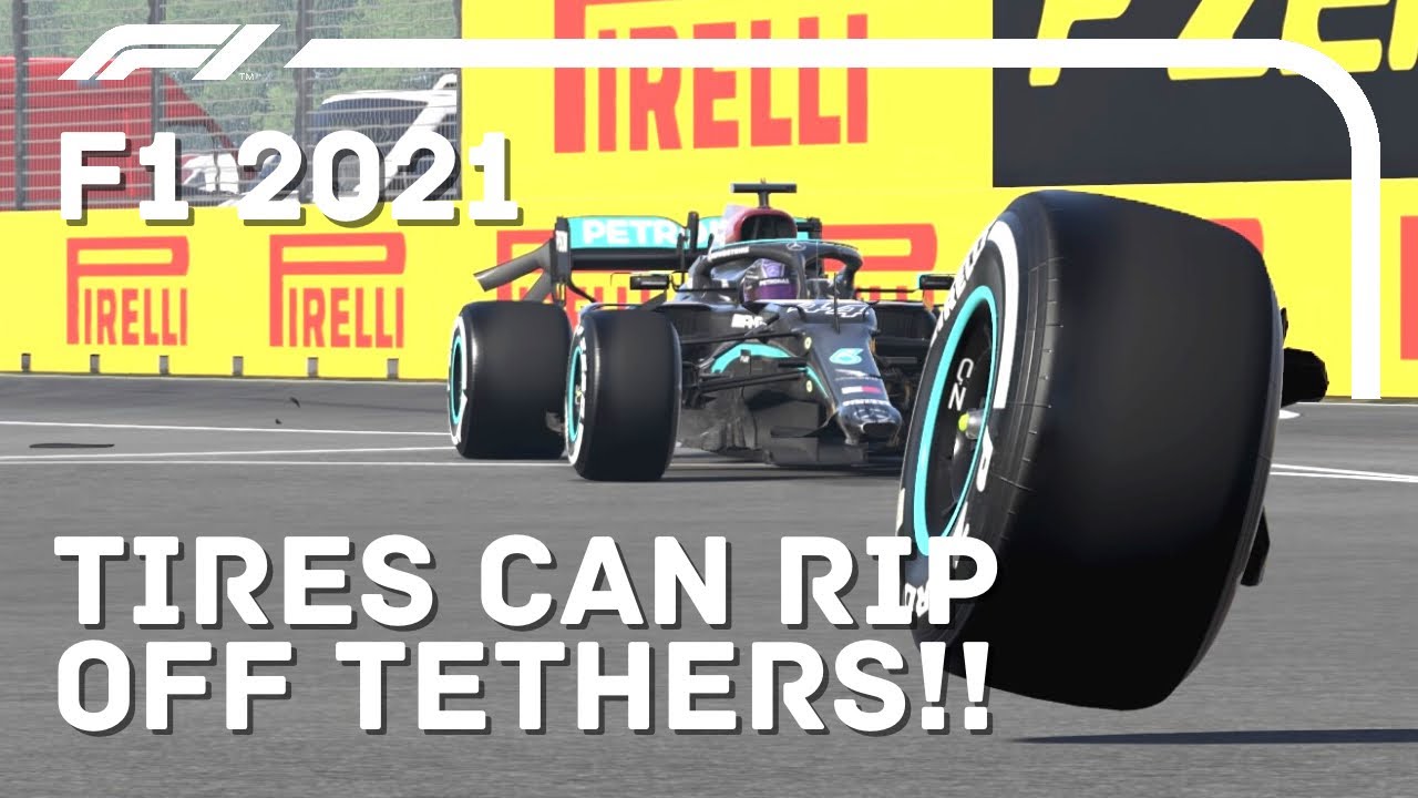 Tyres Can Rip Off Tethers On F1 2021! | F1 2021 Gameplay - YouTube