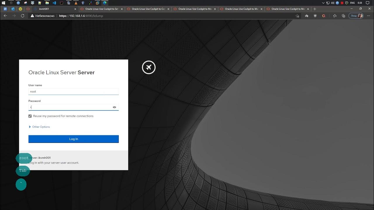 Установка и настройка Cockpit в ORACLE Linux 8.3 - YouTube