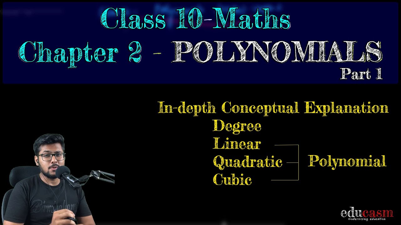 Polynomials-Complete Conceptual Explanation|Chapter 2 Class 10 ...