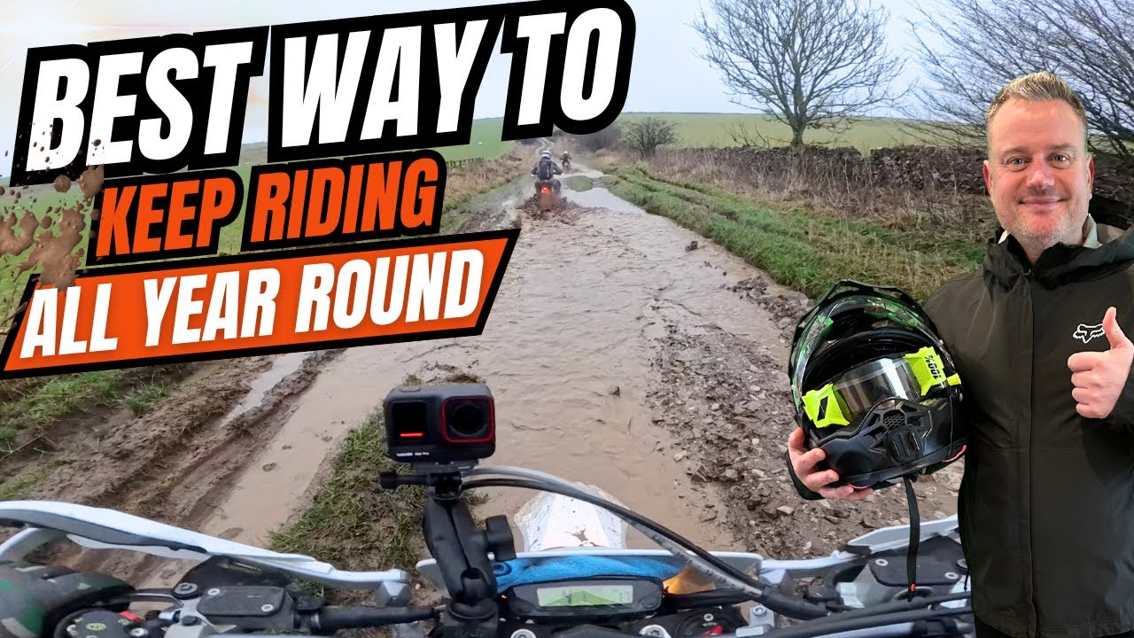 Best way to keep motorcycling all year round.TRF first ride.! - YouTube