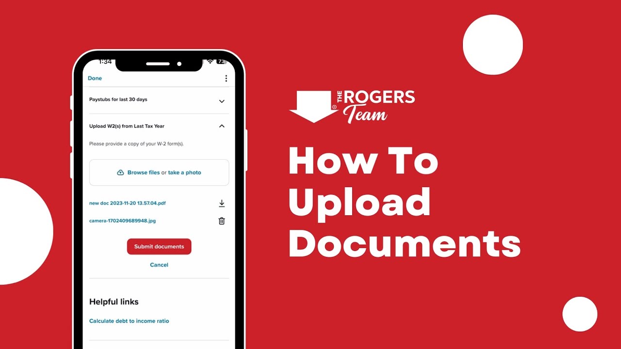 How To Upload Documents - Rate App - YouTube