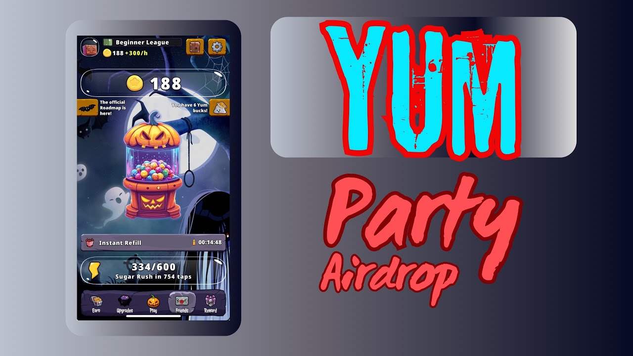 How to play Yum Party | Play Yum | Yum party airdrop - YouTube