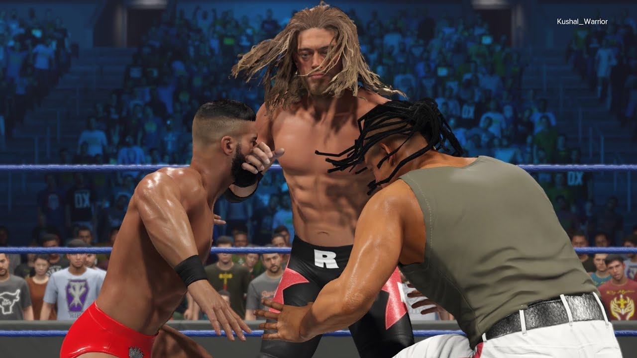 WWE 2K23 Edge VS. Robert Roode VS. Commander Azeez | Triple Threat ...