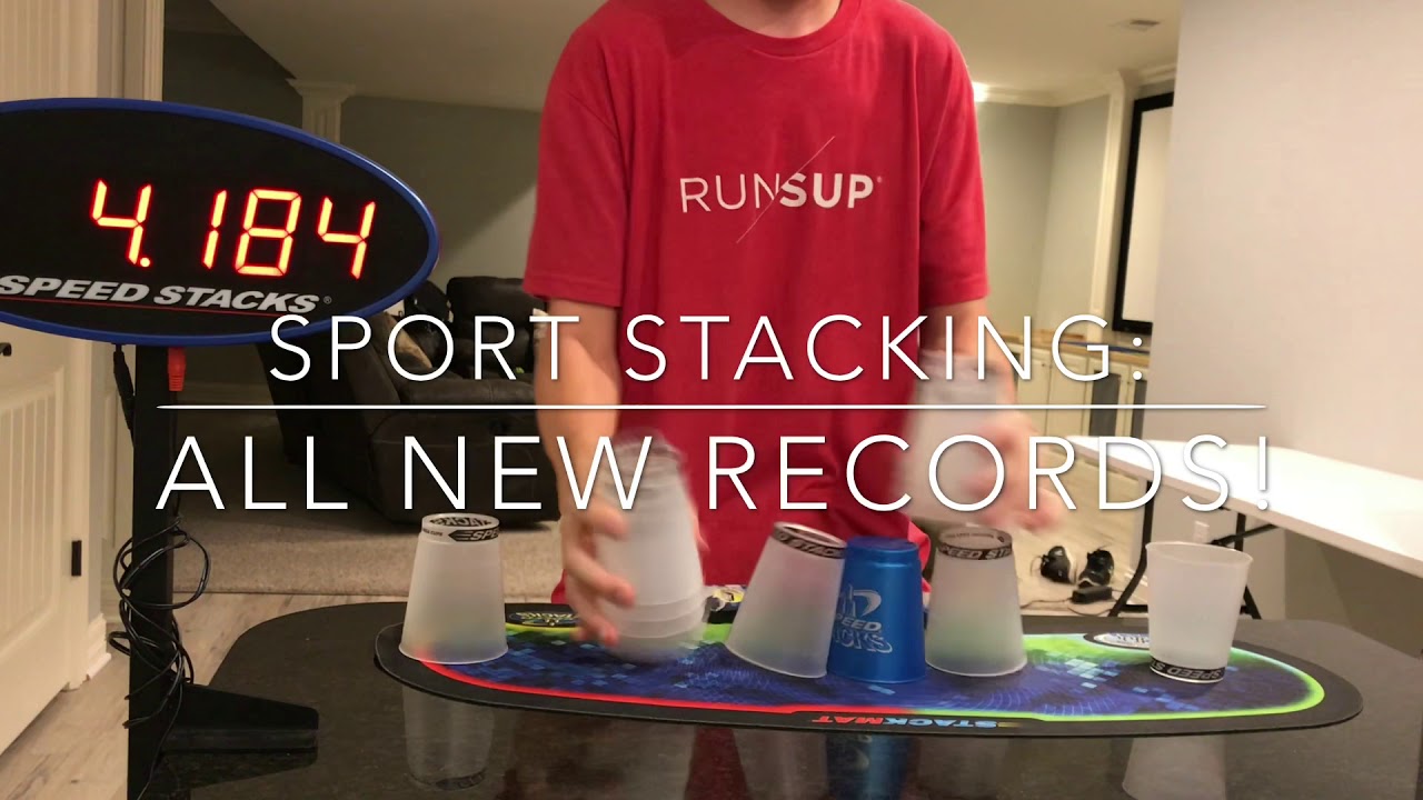 All New Sport Stacking Records! (First 1.4 and 5.2!) - YouTube
