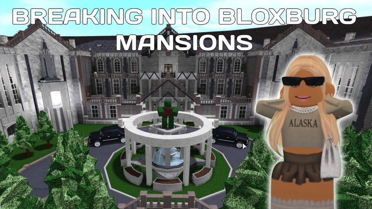 BREAKING INTO BLOXBURG MANSIONS *I got caught* | roblox - YouTube