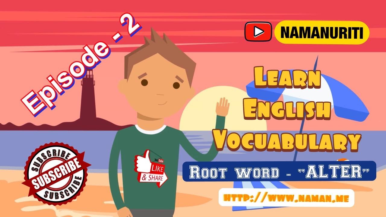 Learn English Vocabulary | "Alter" | Alter Ego | Altruist | Altercation ...