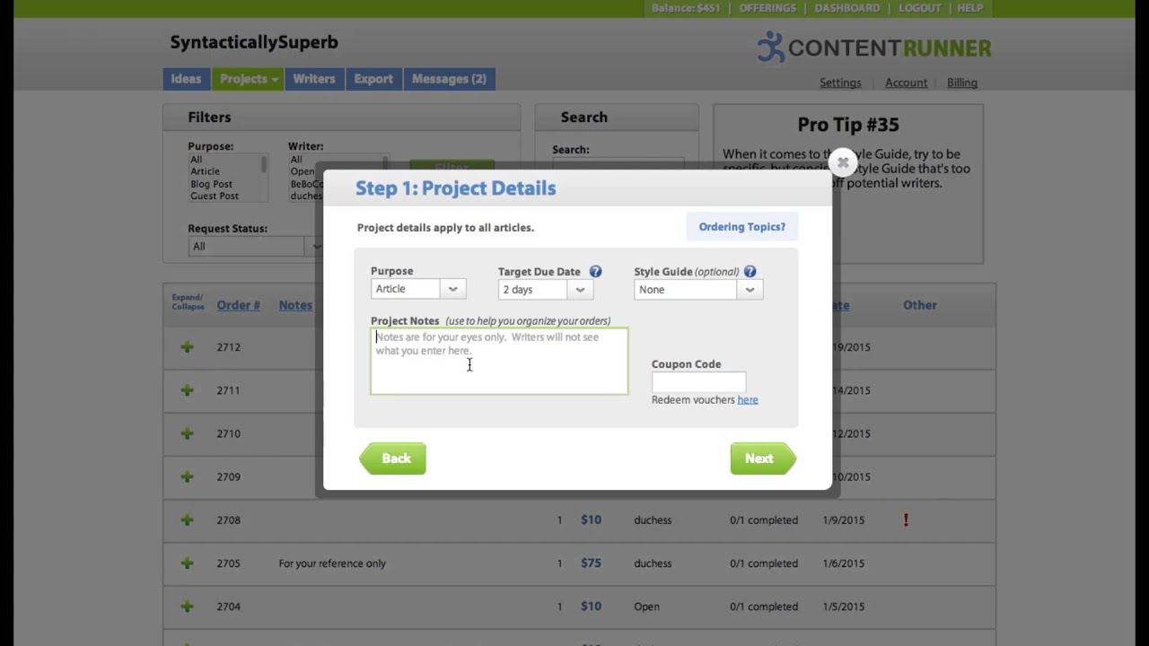 Updated Order Form Tutorial - February 2015 - YouTube