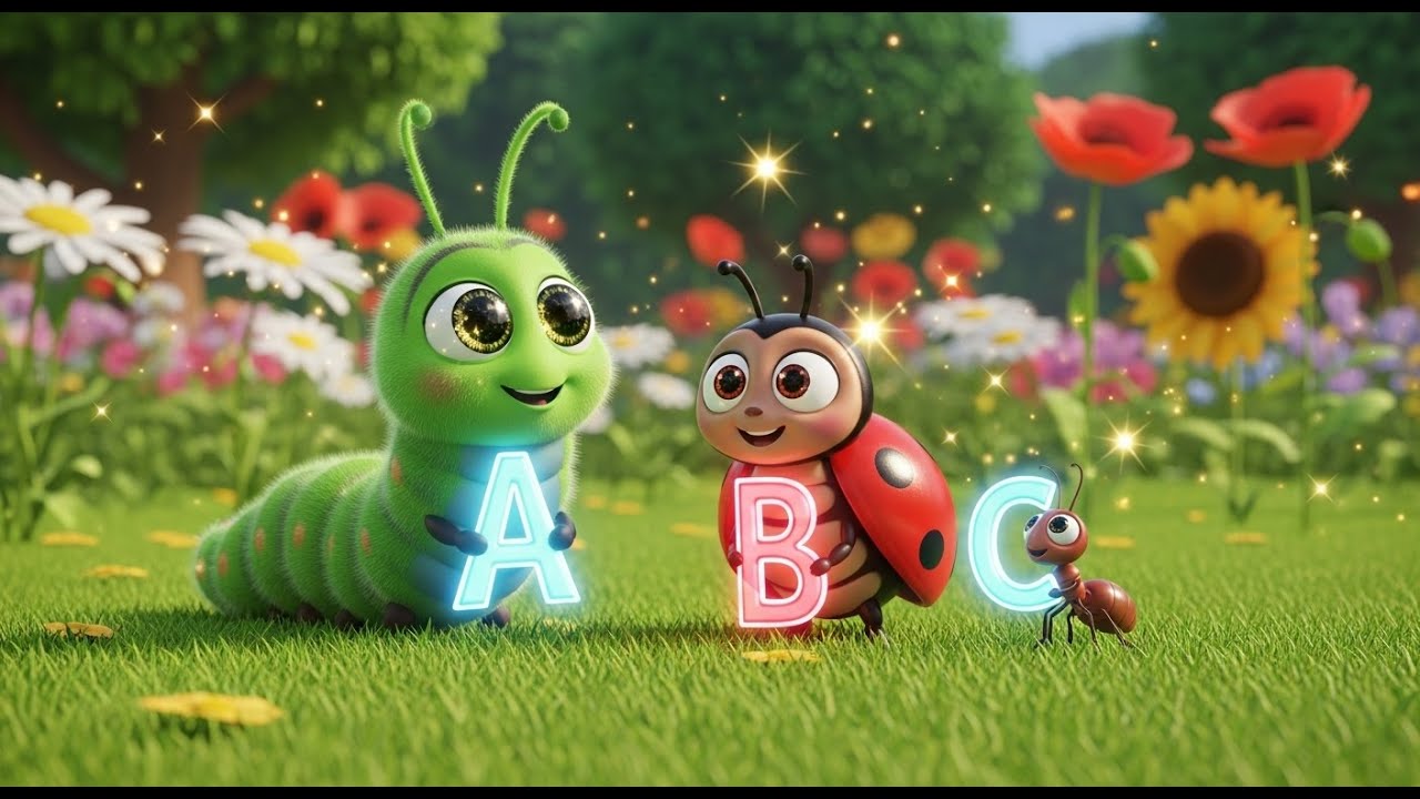 Learn A to Z with Backyard Bugs | Fun Educational Alphabet Nursery ...