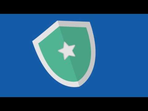 Animated Shield Blue Screen - Green Screen Footage - YouTube