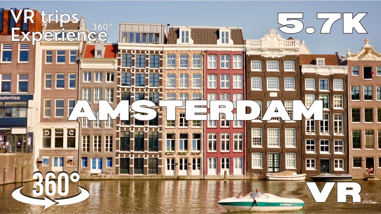 VR 360°-Aufnahmen der Strecke zwischen Amsterdam Central und dem Dam ...