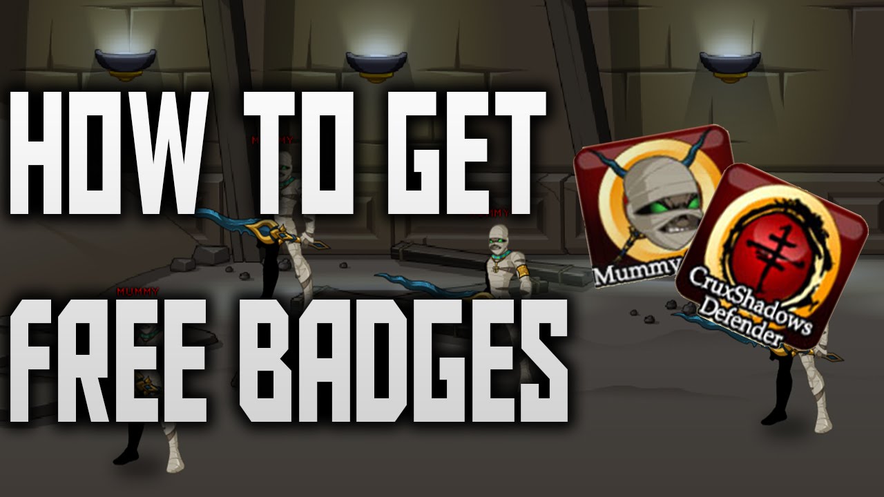 AQW - How to Get Free Badges - YouTube