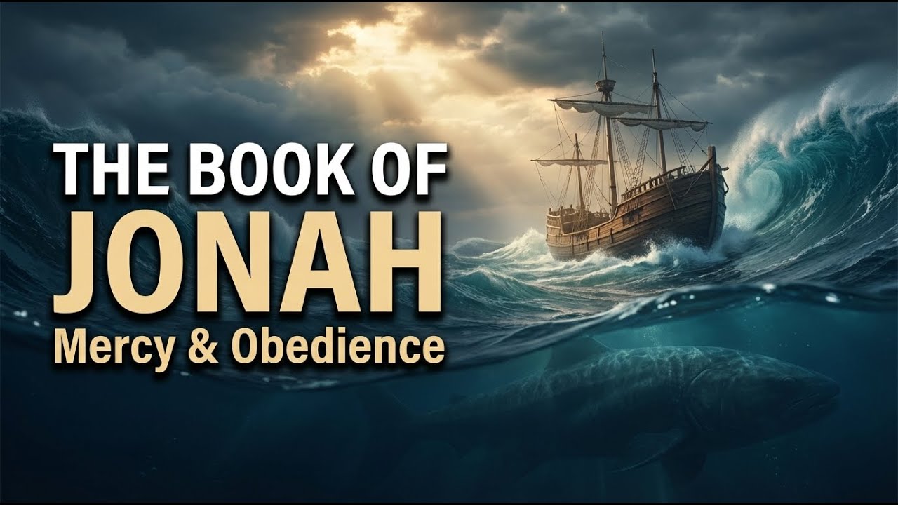 The Book of Jonah (NIV) | 3-Minute Bible Story of Mercy & Obedience ...