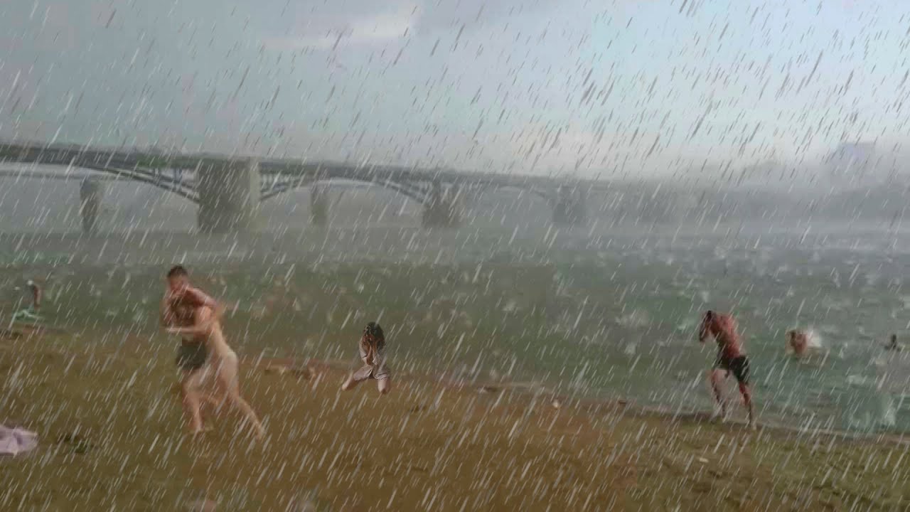 Apocalypse in Australia! A terrible storm and huge hail hit Sydney ...