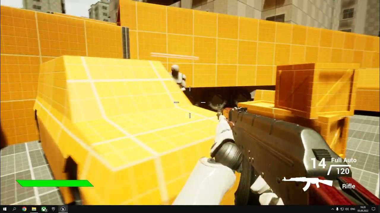 First Person Shooter blockout. Without comments. Unreal Engine 5. Level design. - YouTube