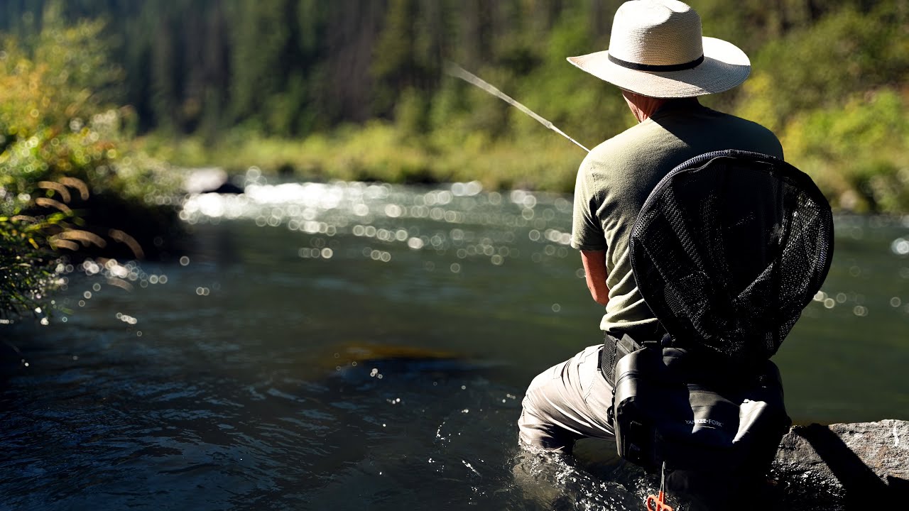 Fly fishing the most productive river I know - YouTube