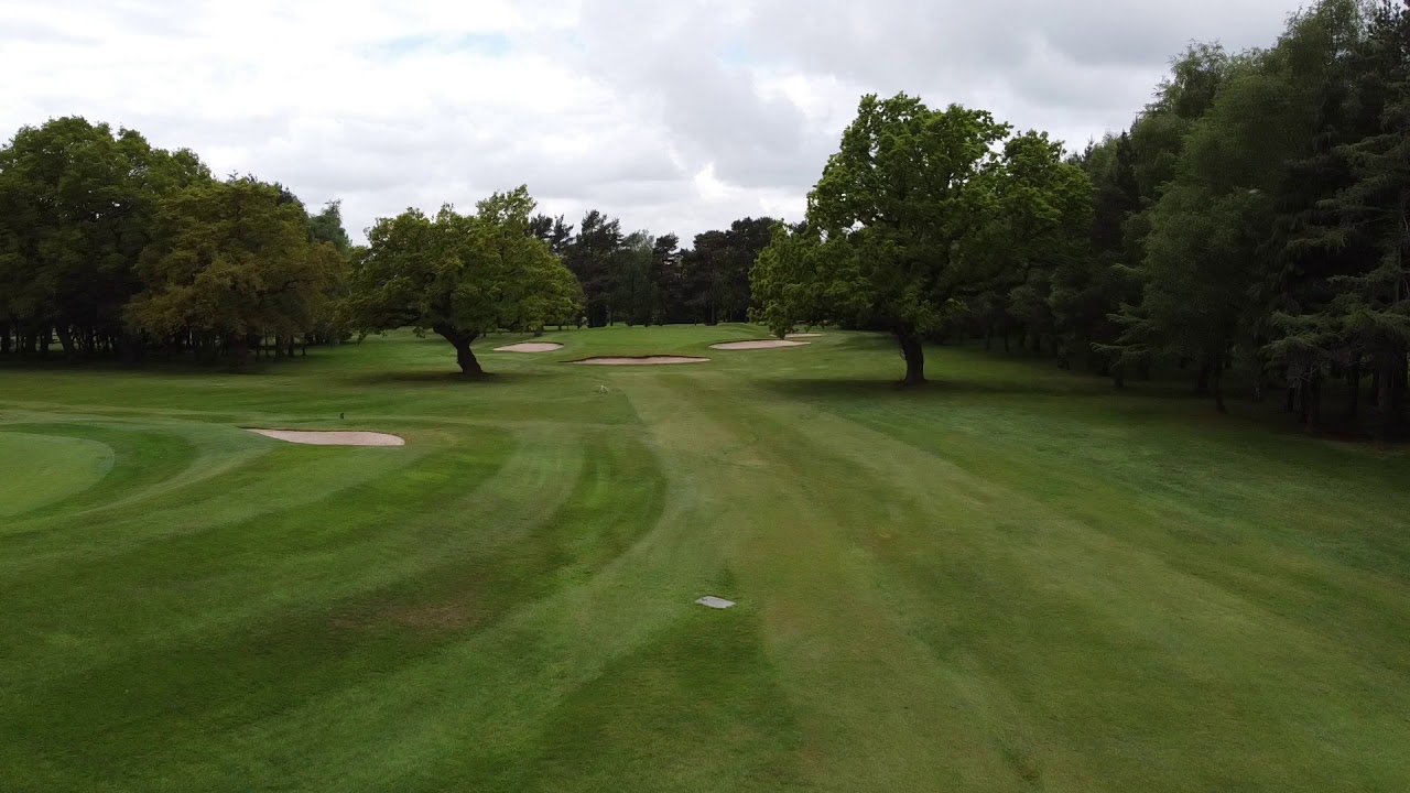 3rd Hole Flyover - Bramhall Golf Club - YouTube