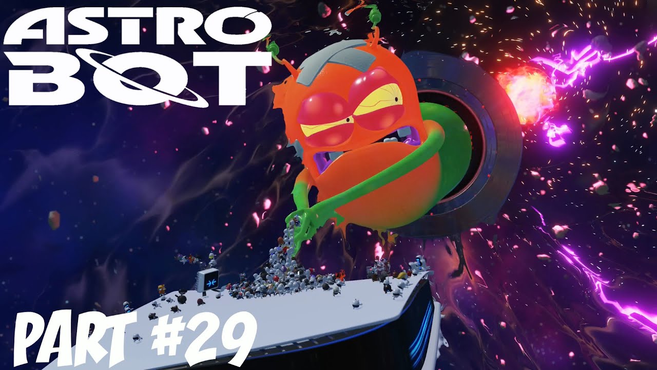 Astro Bot - Part 29: Space Bully Nebulax Boss Fight, Rescuing the CPU ...