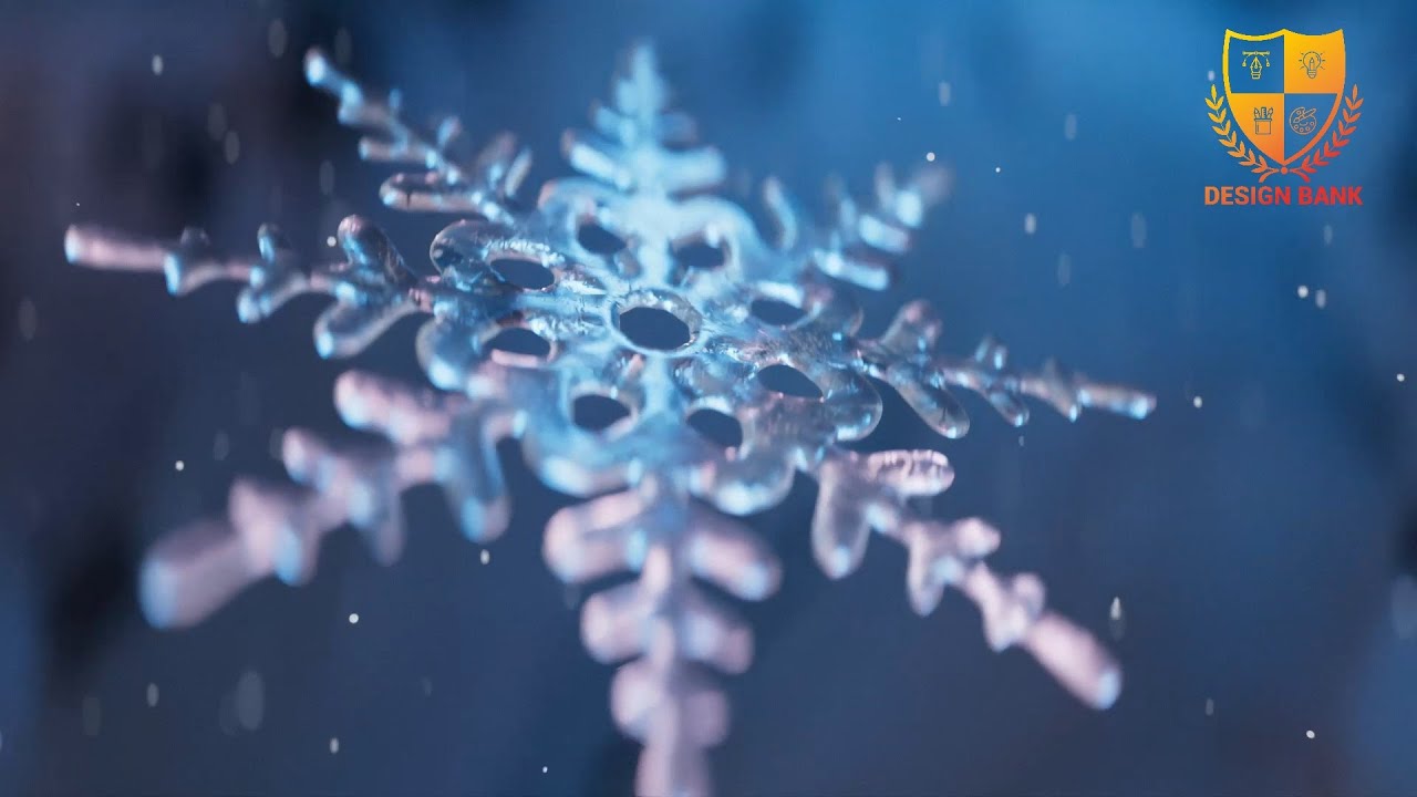 ID #1328 - Ice Snowflake Logo Animation Intro Reveal - Design Bank Logo ...