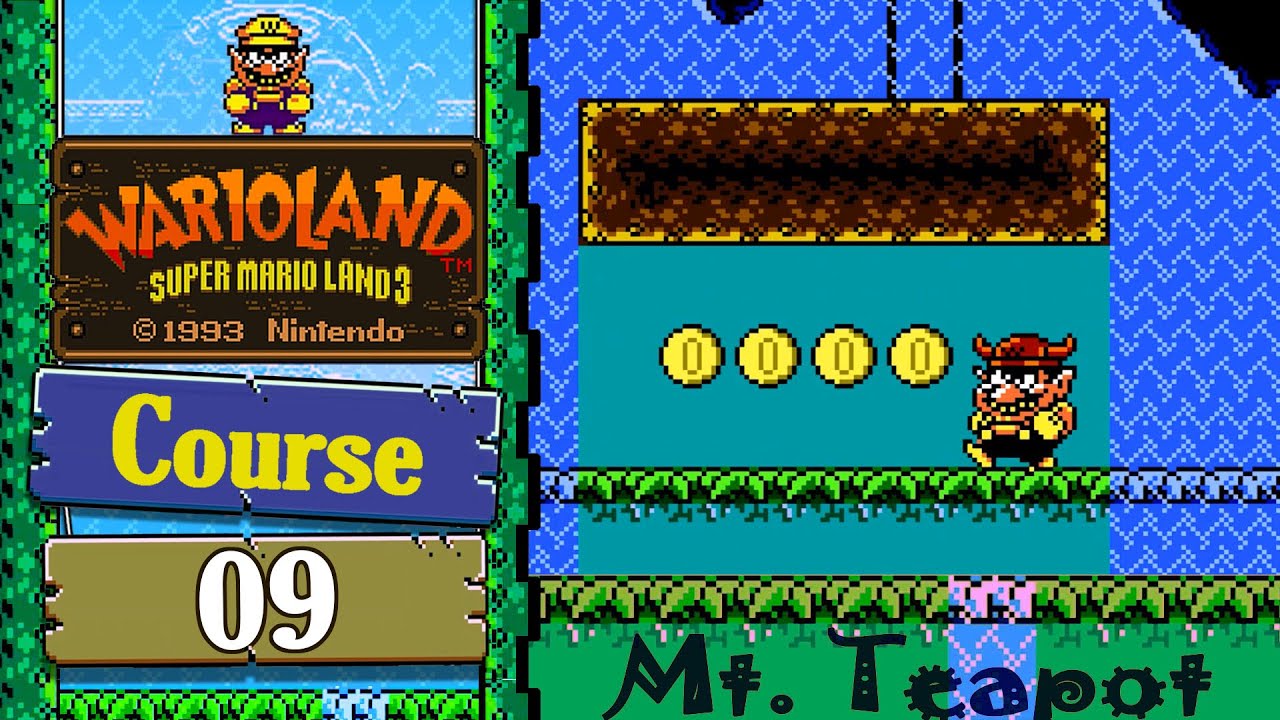 Course No. 9: Behind the Waterfall - (Game Boy) WARIO LAND: SUPER MARIO ...