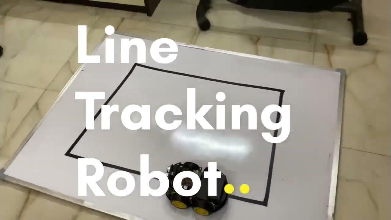 Line tracking robot v1.0 - YouTube