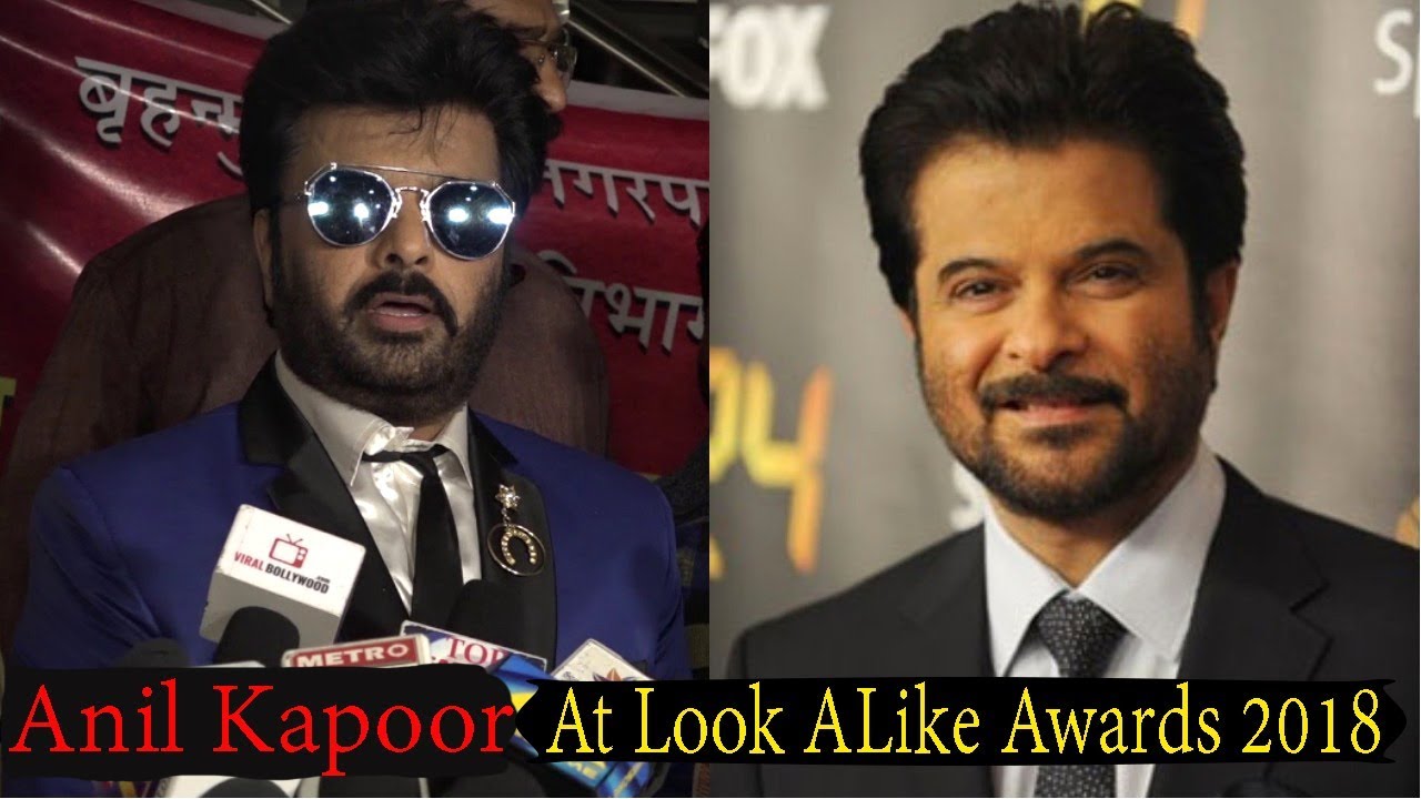 Anil Kapoor At Look ALike Awards 2018 | BollywoodHelpline | - YouTube