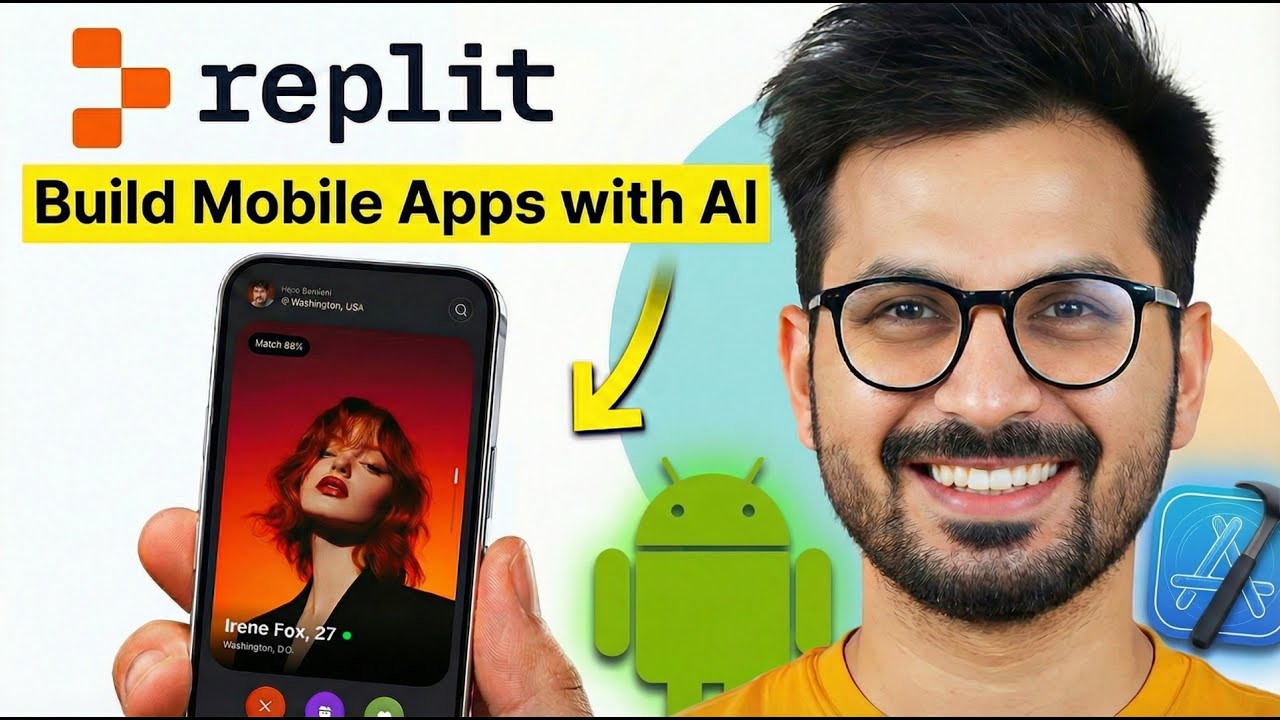 How to Develop Mobile Apps for Android & iOS using REPLIT AI Coding in ...