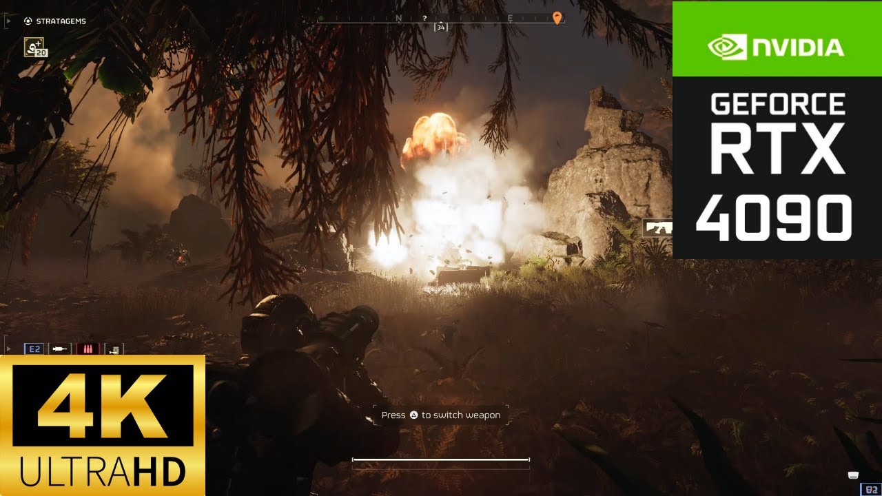 Helldivers 2 4K Ultra Graphics | RTX 4090 Stunning Gameplay | Hard ...