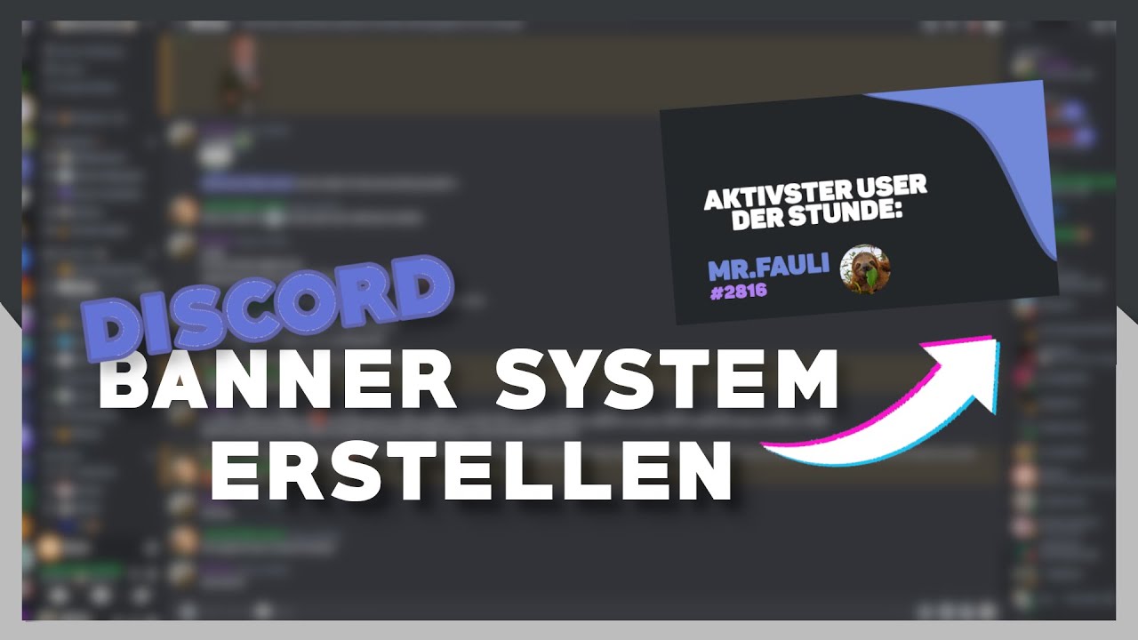 Discord Aktivster User Bannersystem einrichten │Discord Tutorial - YouTube