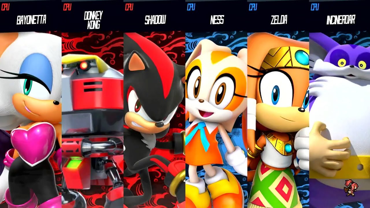 Team Dark vs Team Chao - Requested Smash Battle - YouTube