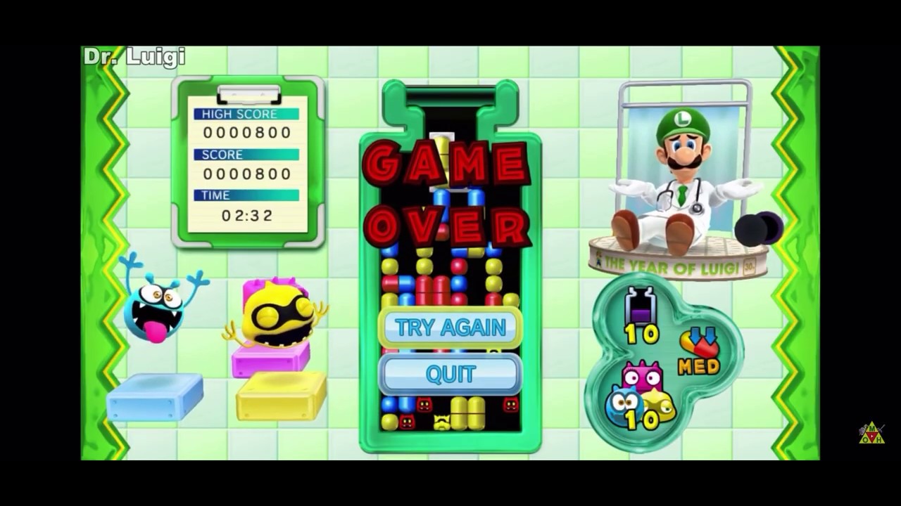 EVOLUTION OF LUIGI DEATHS & GAME OVER SCREENS (1983-2018) NES,SNES,GBA ...