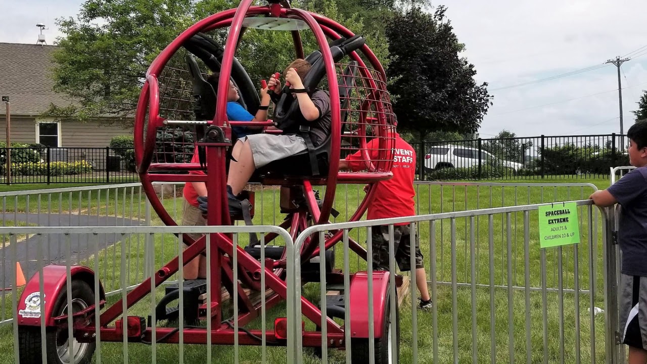 Spaceball Extreme Ride Rentals Chicago- FOUR SEASONS AMUSEMENTS - YouTube