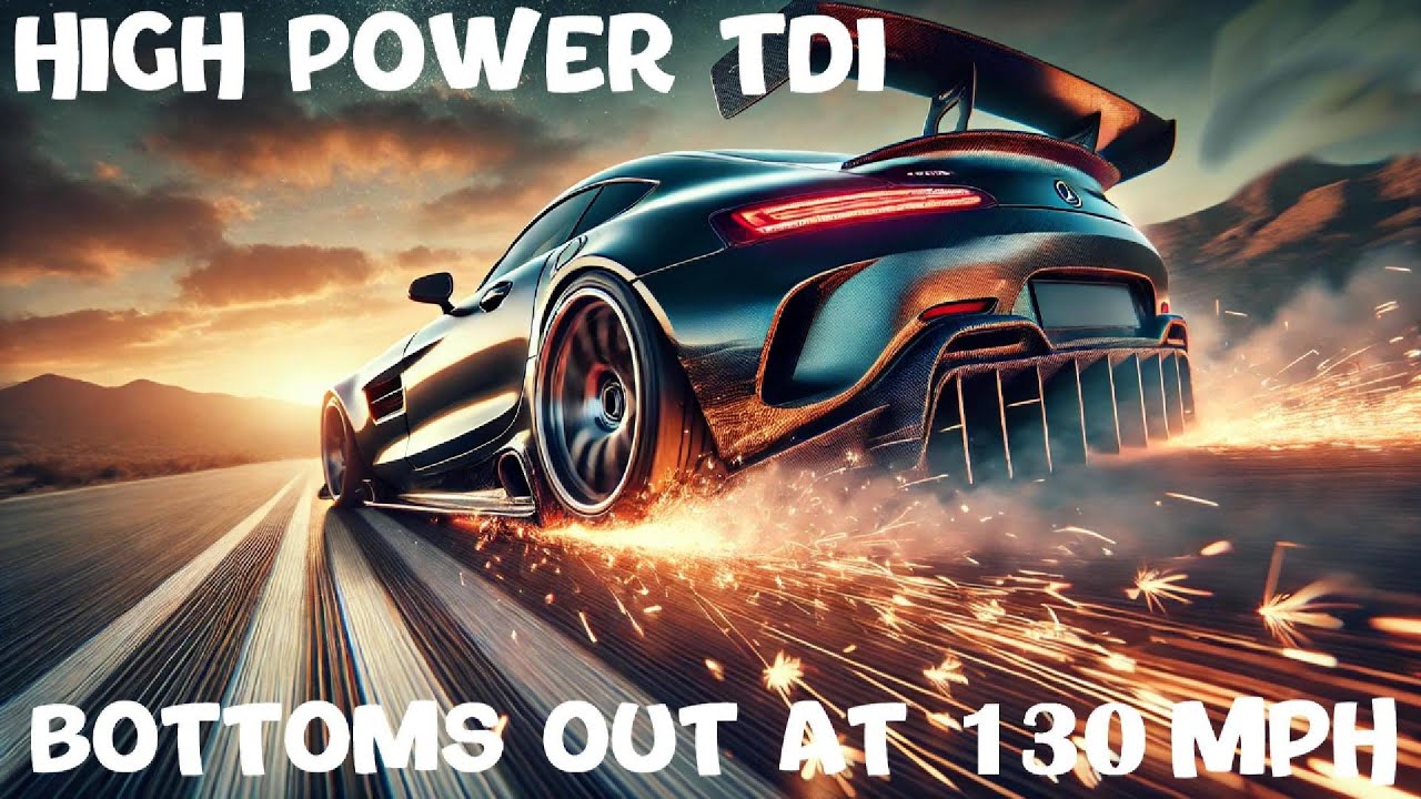 HIGH-POWERED TDI BOTTOMS OUT AT 130MPH! HIGH SPEED RUN 🔥🚀 @Squeeze.Benz ...