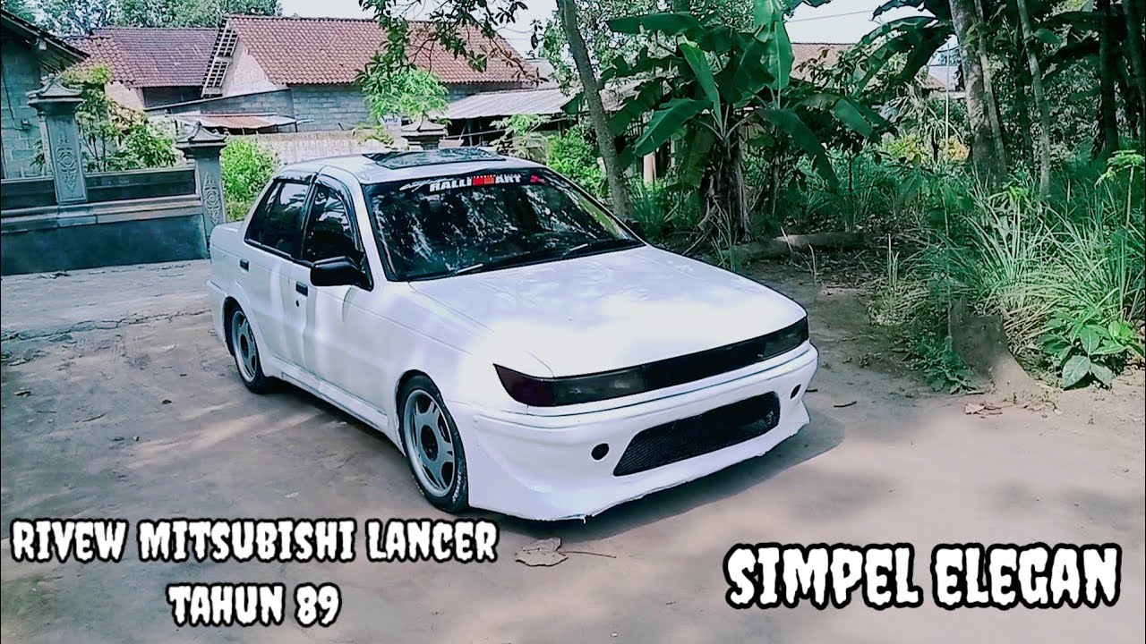 modifikasi mobil tua Mitsubishi Lancer 89 - YouTube
