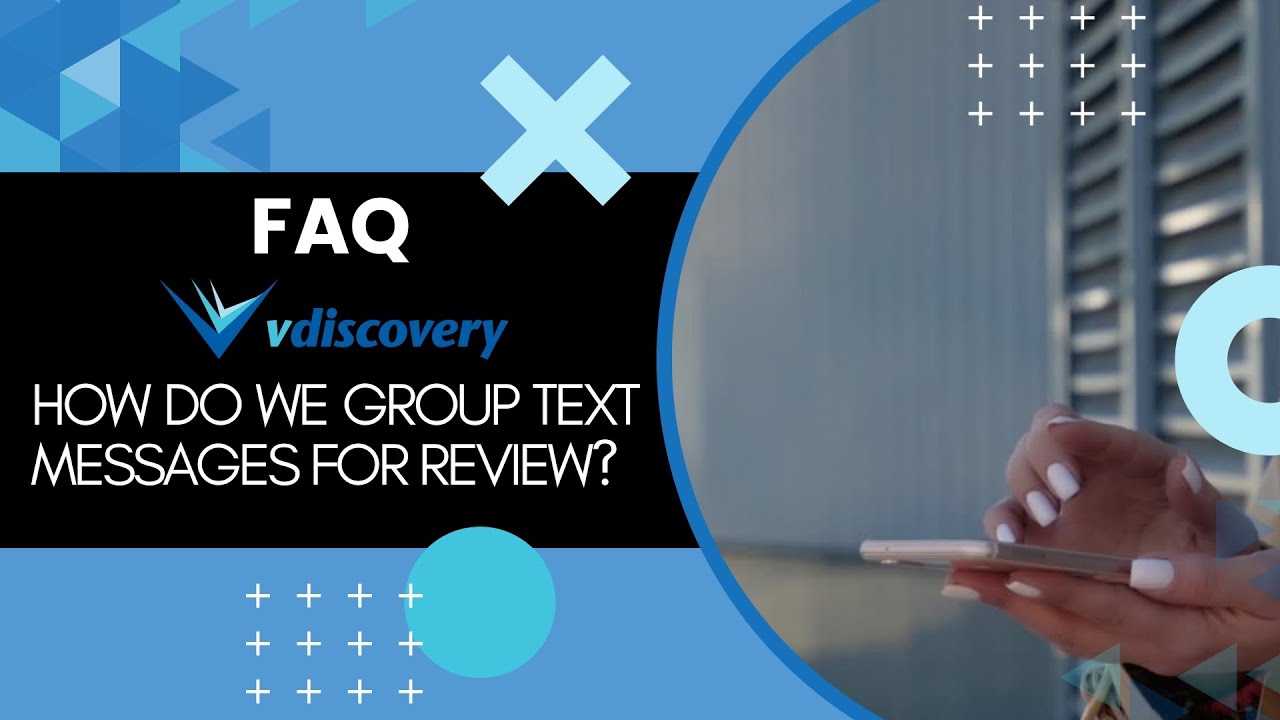 FAQ - How do we Group Text Messages for Review? - YouTube