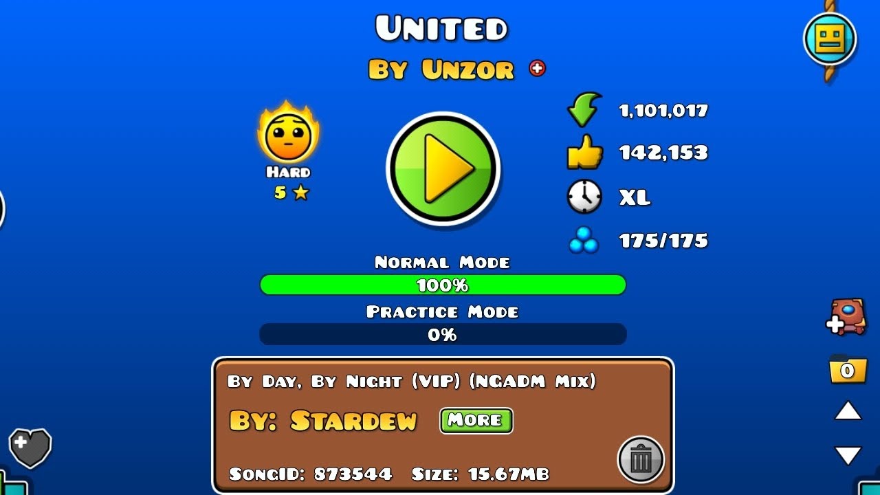 United / Level Online / Geometry dash / By: KelByn - YouTube