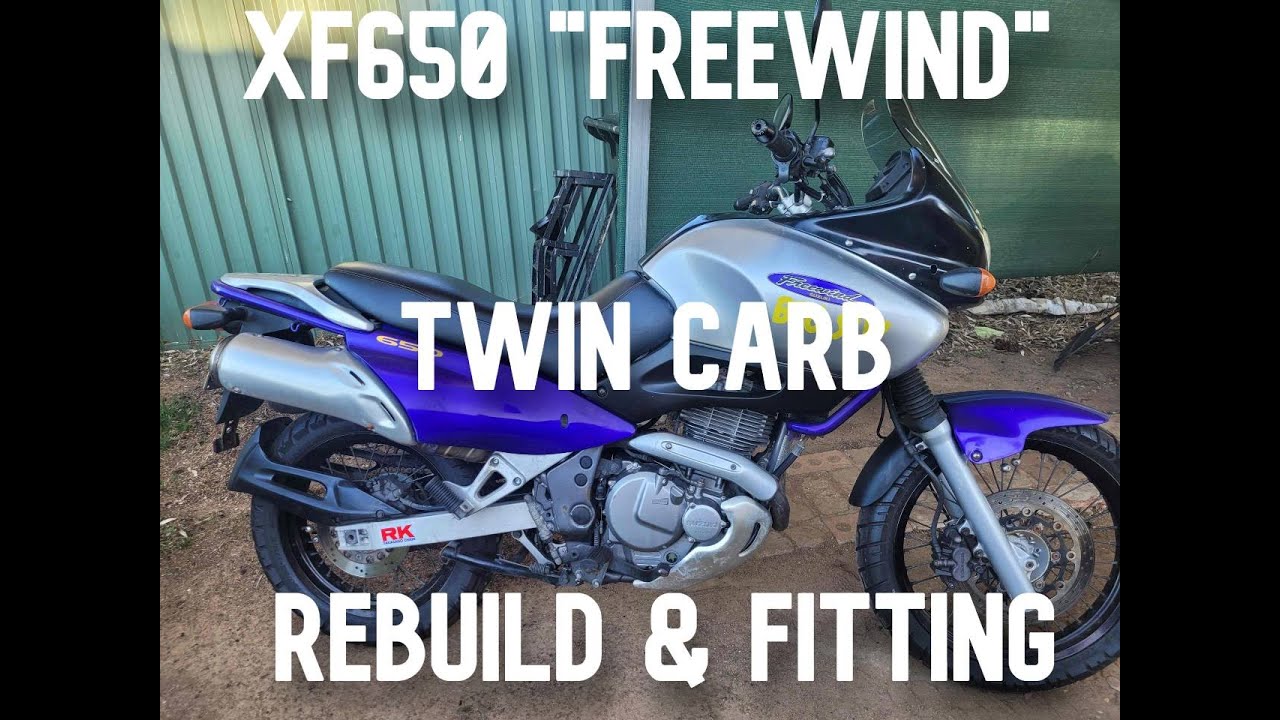 Suzuki Freewind XF 650 Carburettor Refitting - YouTube