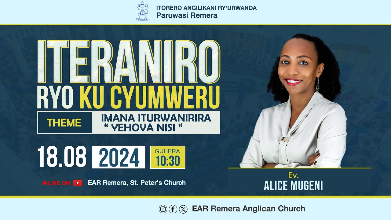 AMATERANIRO YO KUWA 18.KANAMA.2024: YEHOVA NISI (IMANA ITURWANIRIRA ...