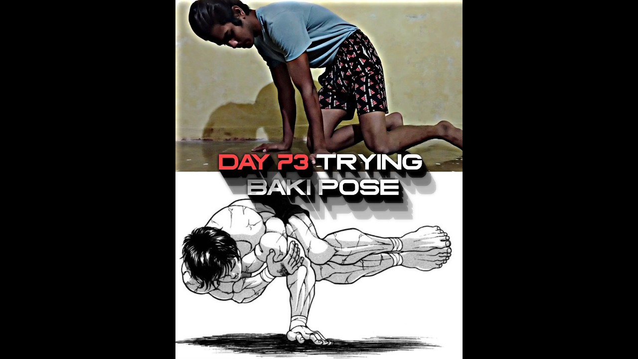 Day 73 Trying baki pose #baki #anime - YouTube