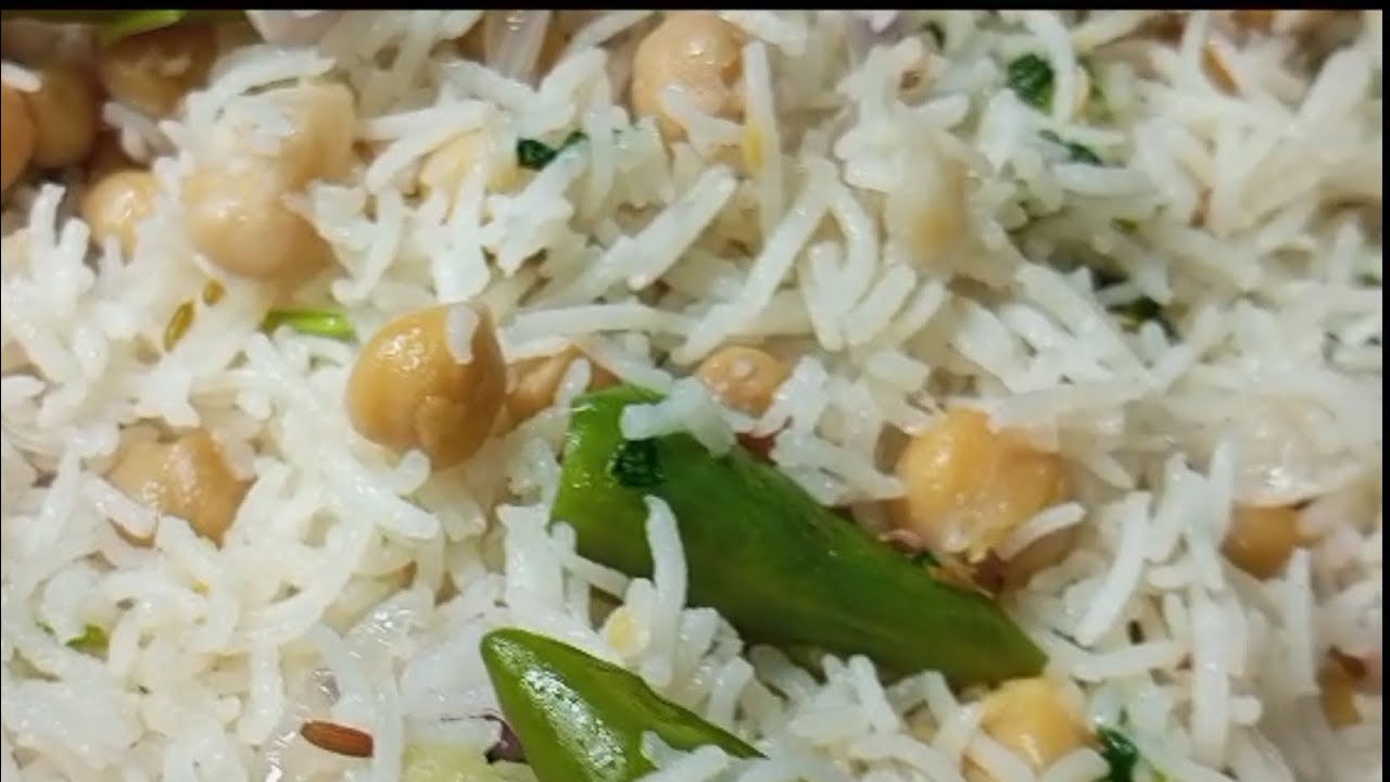 Quick Easy channa pulao Recipe by Ayeza and ayesha's kitchen ...😋 - YouTube