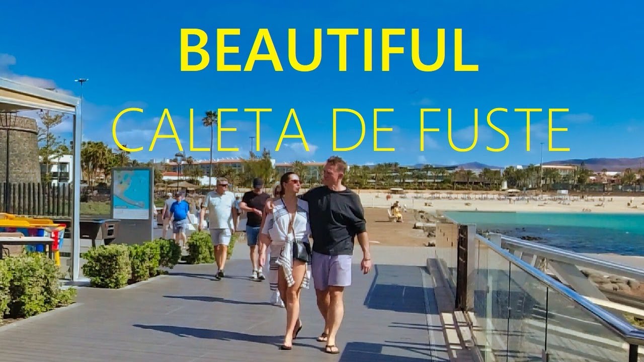 Caleta de Fuste FUERTEVENTURA Spain 2024 🇪🇸 🔴 NEW Walking Tour in ...
