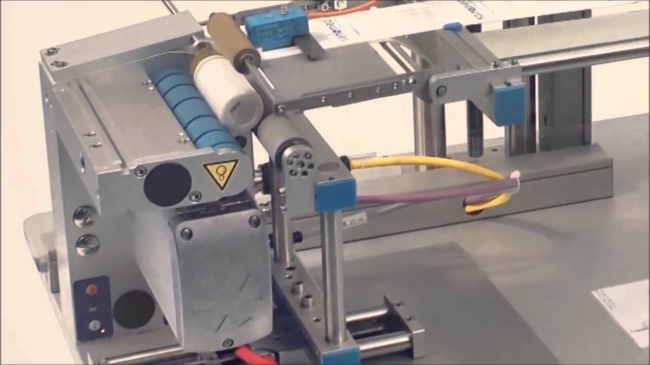 211 Herma Semi Automatic Labelling Machine AIS - YouTube