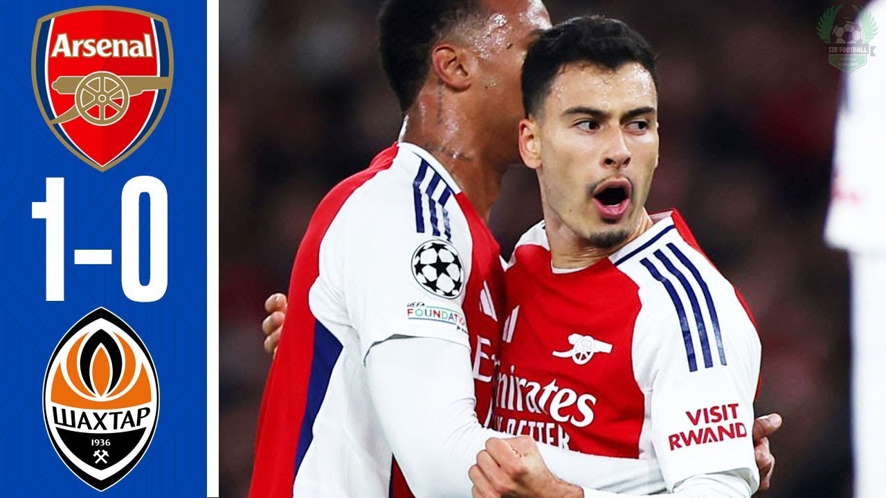 Arsenal vs Shakhtar Donetsk (1-0) | All Goals & Extended Highlights ...