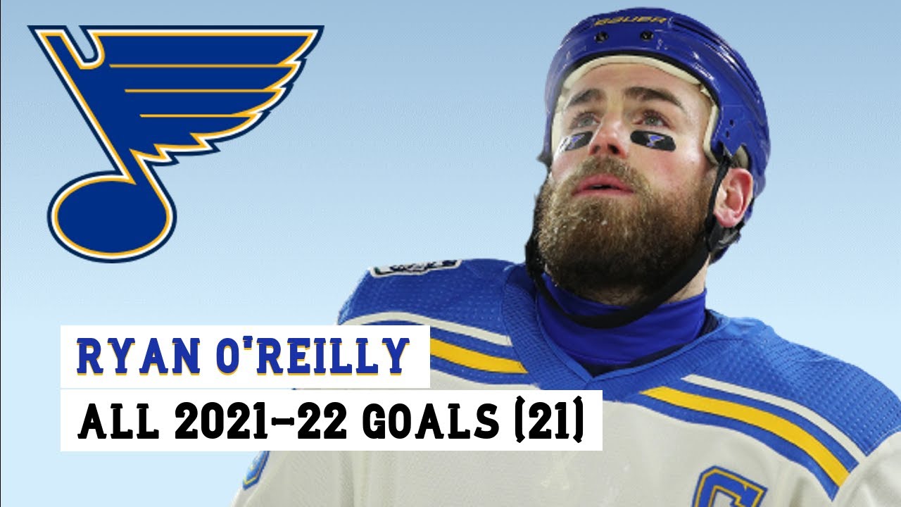 Ryan O'Reilly (#90) All 21 Goals of the 2021-22 NHL Season - YouTube