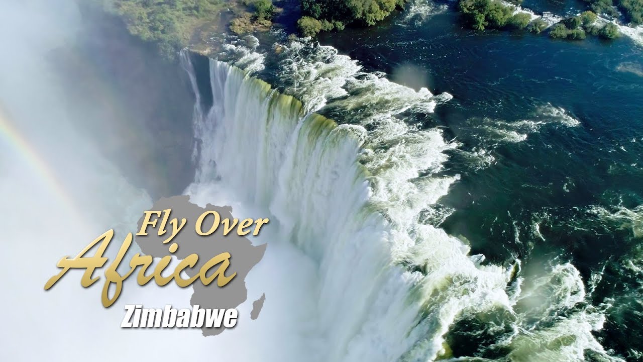 Fly over Africa - the Republic of Zimbabwe - YouTube