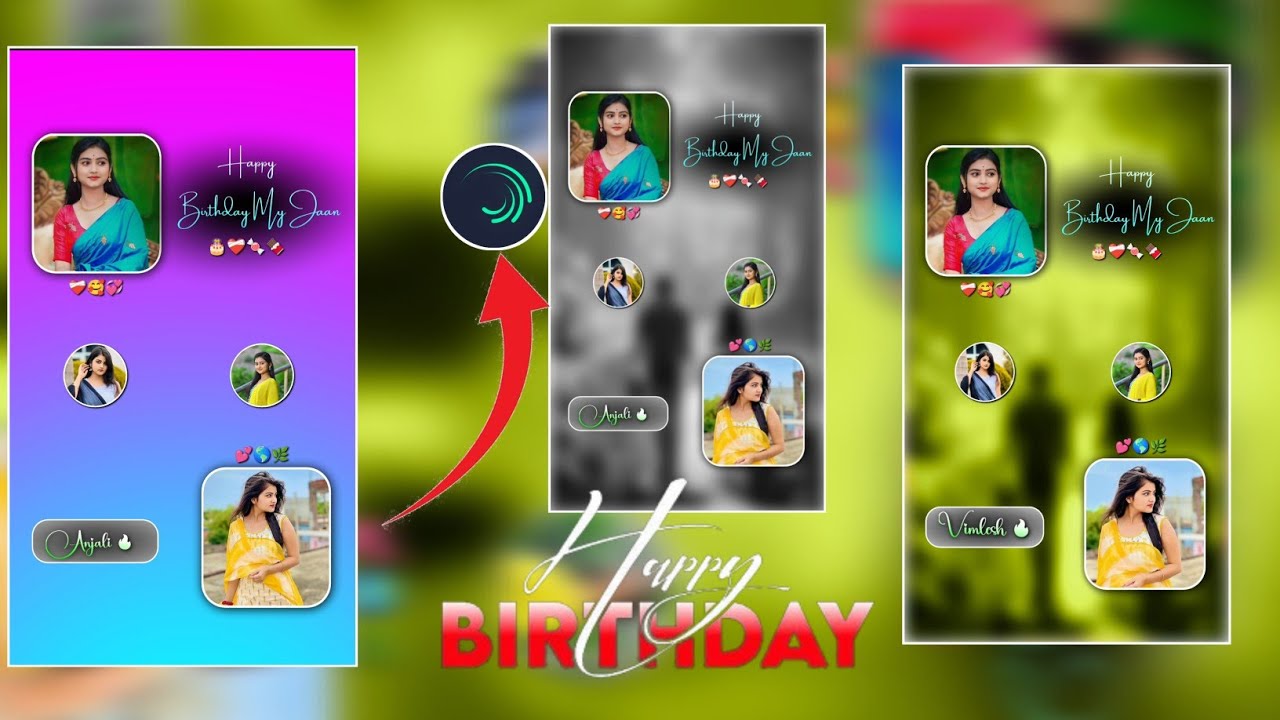 Happy Birthday reels editing || happy birthday status editing || happy ...