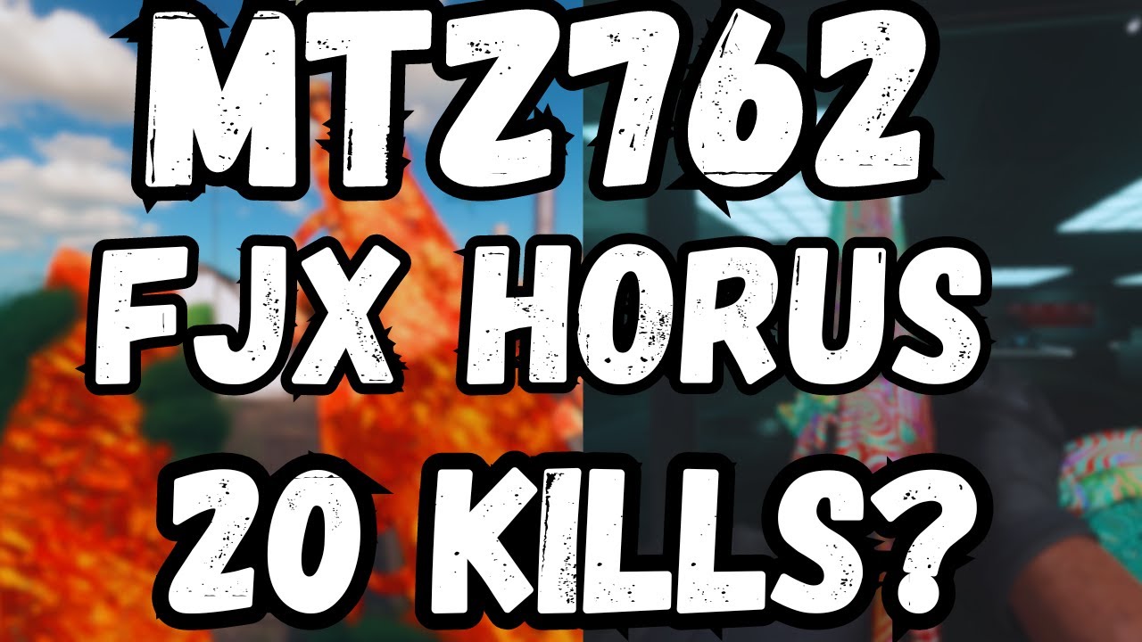 *NEW* FJX HORUS CONVERSION KIT AND MTZ 762 GOT ME... (20 KILLS ON # ...