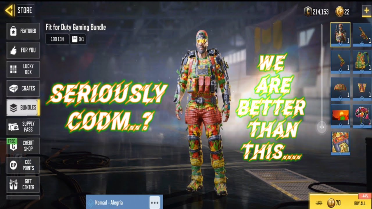 "SERIOUSLY CODM..? | WE ARE BETTER THAN THIS..[ Fit for Duty Gaming ...