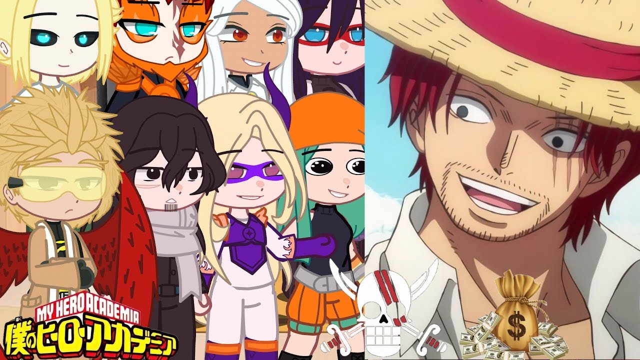 ||⚔️MHA Pro Heroes React to Shanks⚔️👁️||One Piece x MHA//GC 🇧🇷🇺🇲 - YouTube