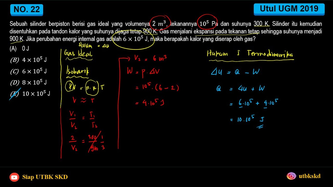 Pembahasan Fisika UTUL UGM 2019 kode 924 - No. 21 sd 35 - YouTube